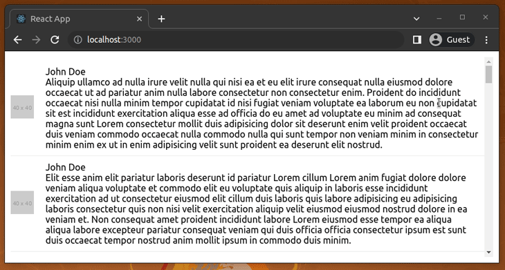 Rendering Large Lists With React Virtualized Logrocket Blog