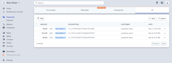 React And Stripe Payment System Tutorial Logrocket Blog