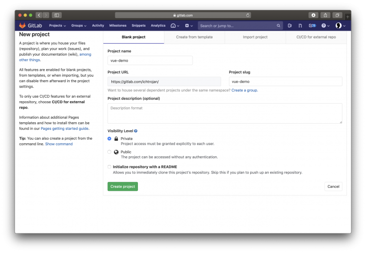 How to auto deploy a Vue application using GitLab CI/CD on Ubuntu 18.04 ...