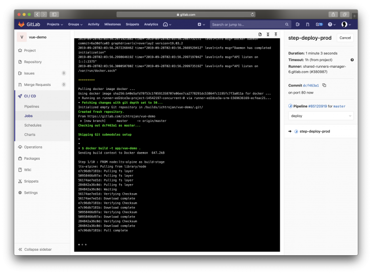 How to auto deploy a Vue application using GitLab CI/CD on Ubuntu 18.04 - LogRocket Blog