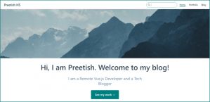 How to create a portfolio and blog using VuePress and Markdown - LogRocket Blog