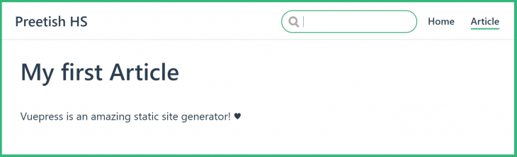 How to create a portfolio and blog using VuePress and Markdown - LogRocket Blog