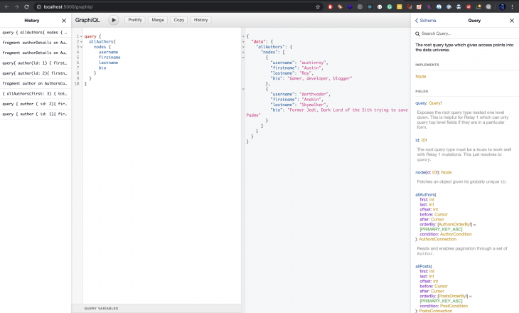 Intro To Postgres Graphql With Postgraphile Logrocket Blog 