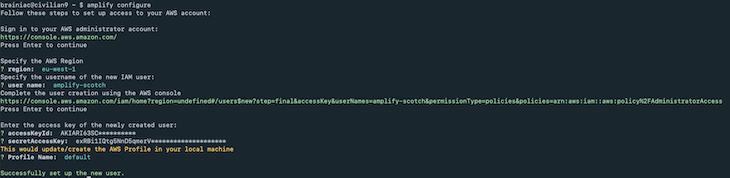 Use Aws Cognito And Amplify To Add Authentication To React