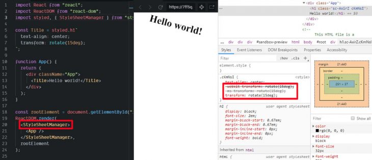 Using the StyleSheetManager component in styled-components 5.0 - LogRocket Blog