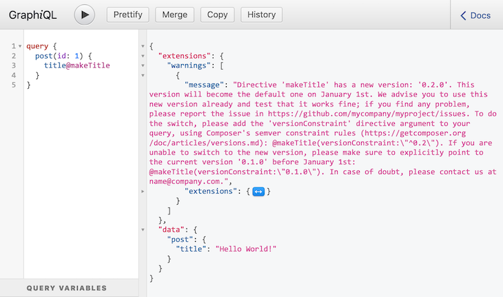 Versioning fields in GraphQL - LogRocket Blog