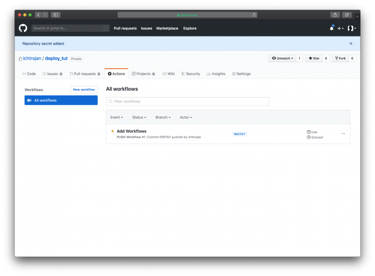 How To Create A Cicd For A Laravel Application Using Github Actions Logrocket Blog