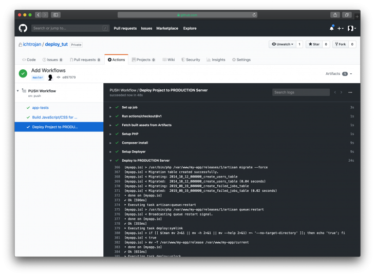 How to create a CI/CD for a Laravel application using GitHub Actions - LogRocket Blog