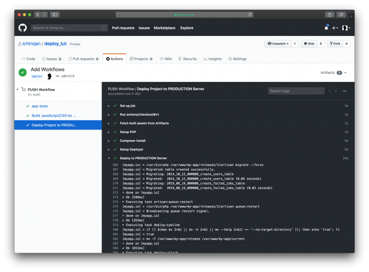 How to create a CI/CD for a Laravel application using GitHub Actions - LogRocket Blog