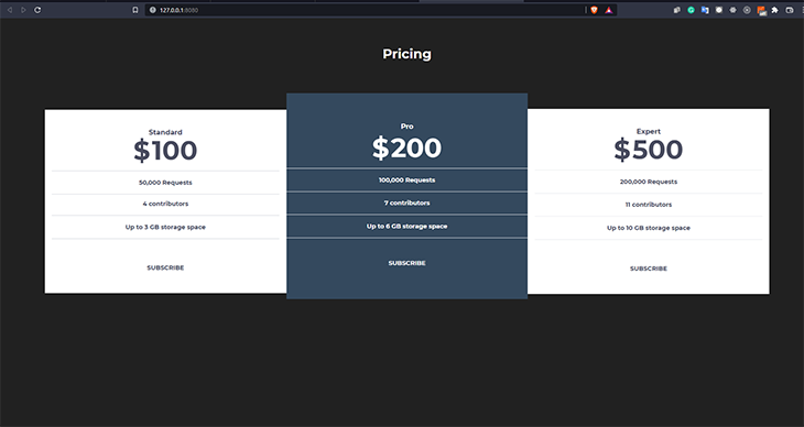 Build a pricing component from scratch with Tailwind CSS - LogRocket Blog