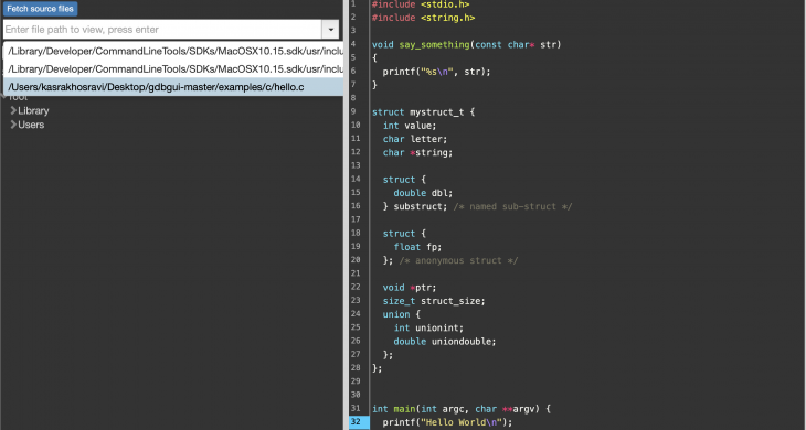 Visual debugging using gdbgui - LogRocket Blog
