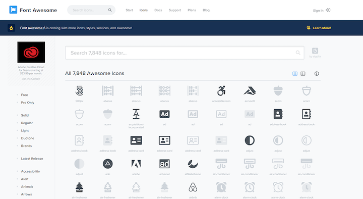 7 popular icon libraries you can use for free - LogRocket Blog