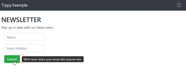 Positioning A Tooltip In React Using Tippy Logrocket Blog