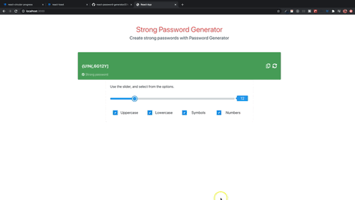 Build A Password Generator App In React With Reusable Components 0889