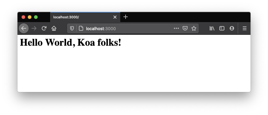 First Steps With Koa Js Logrocket Blog
