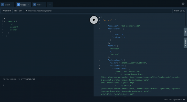 A complete guide to permissions in a GraphQL API - LogRocket Blog