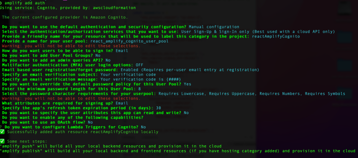Authentication in React with AWS Cognito and Amplify - LogRocket Blog