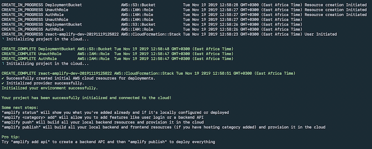 Authentication in React with AWS Cognito and Amplify - LogRocket Blog