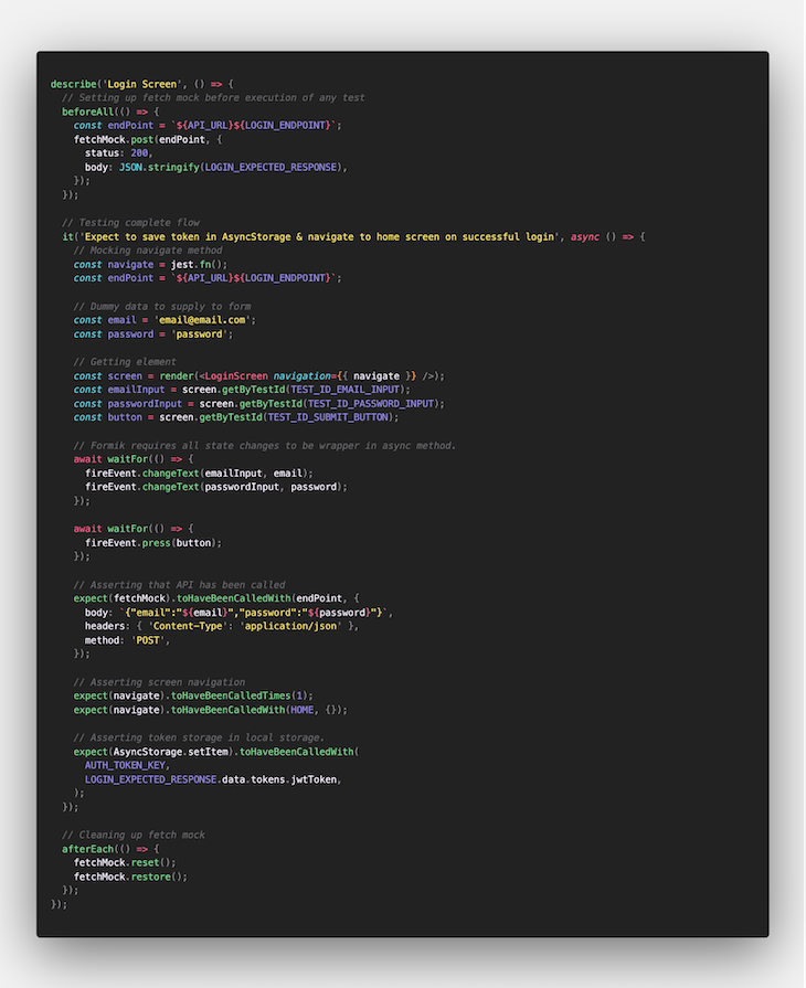 User Behavior Testing With React Native Testing Library