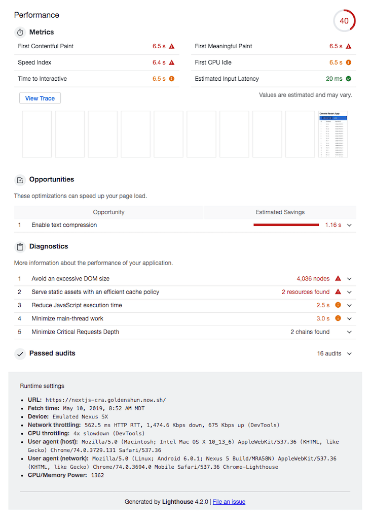 Comparing Create React App vs. Next.js performance differences ...