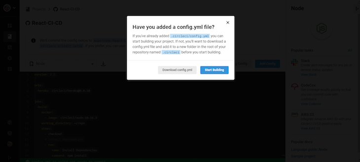 Cicd And React Create A Pipeline Using Heroku And Circleci Logrocket Blog 