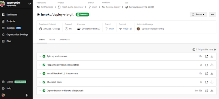 CI/CD and React: Create a pipeline using Heroku and CircleCI - LogRocket Blog