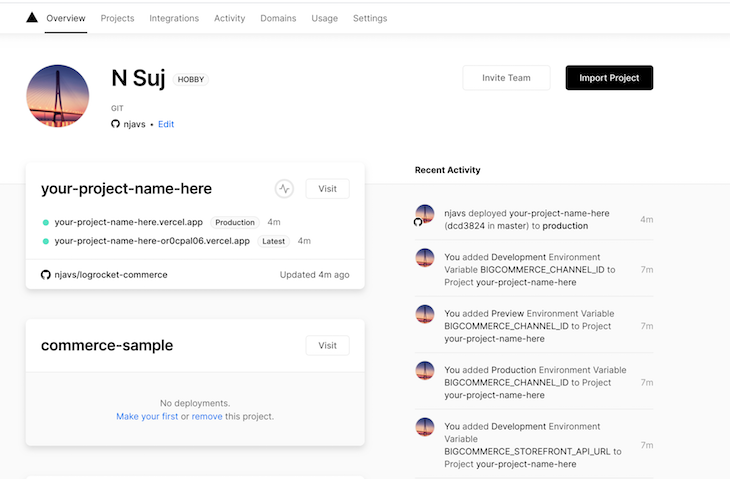 Next.js Commerce: An overview and tutorial - LogRocket Blog