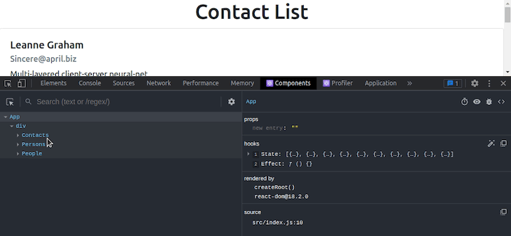 Debug React apps with React Developer Tools - LogRocket Blog