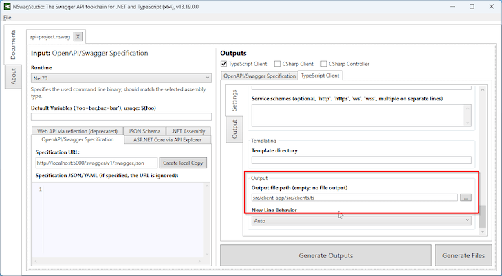 Generate Typescript And C Clients With Nswag Based On An Api 0816
