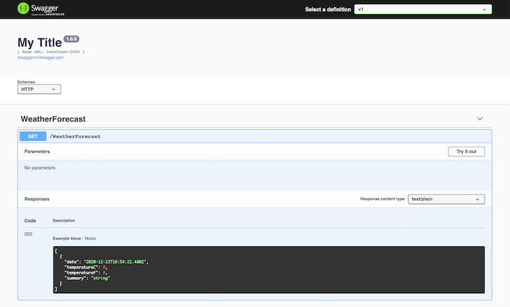 Generate TypeScript and C# clients with NSwag based on an API - LogRocket Blog