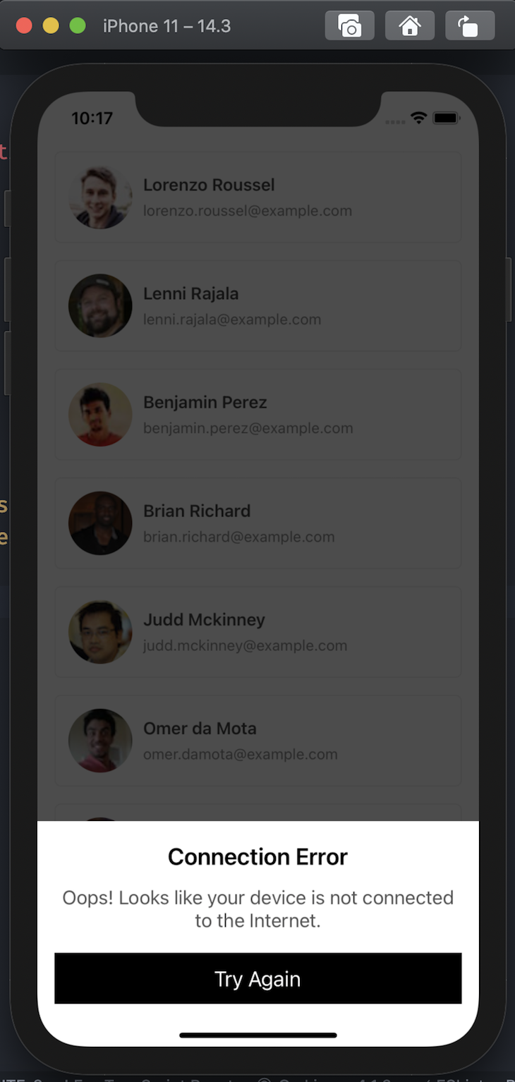 Managing network connection status in React Native - LogRocket Blog