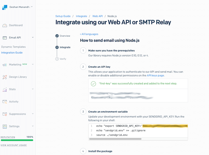 How to send emails with Node.js using SendGrid - LogRocket Blog