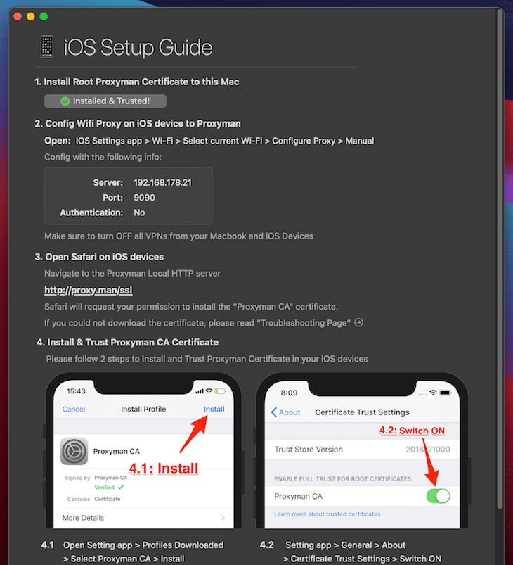 How to debug encrypted network traffic in React Native - LogRocket Blog