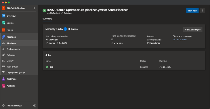 Continuous deployment of React Native app with Azure DevOps - LogRocket Blog