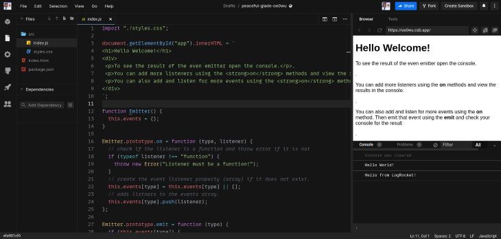 How to build custom Node.js event emitters - LogRocket Blog