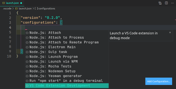 Writing VS Code extensions in JavaScript - LogRocket Blog