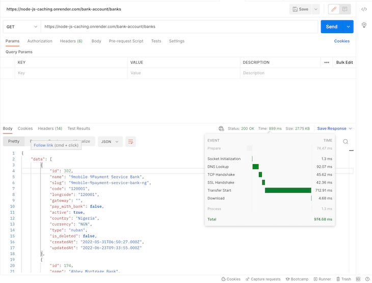 Caching in Node.js to optimize app performance - LogRocket Blog