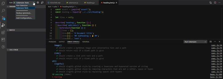 Writing Vs Code Extensions In Javascript Logrocket Blog 
