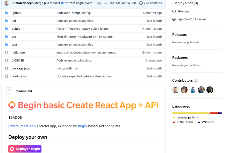 Deploying A Full Stack Nodejs React App For Free With Begin Logrocket Blog