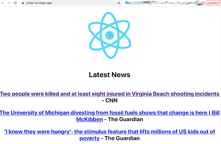 Deploying a full-stack Node.js + React app for free with Begin ...