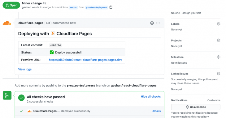 Cloudflare Pages Tutorial Deploying A React App Via Github Logrocket Blog