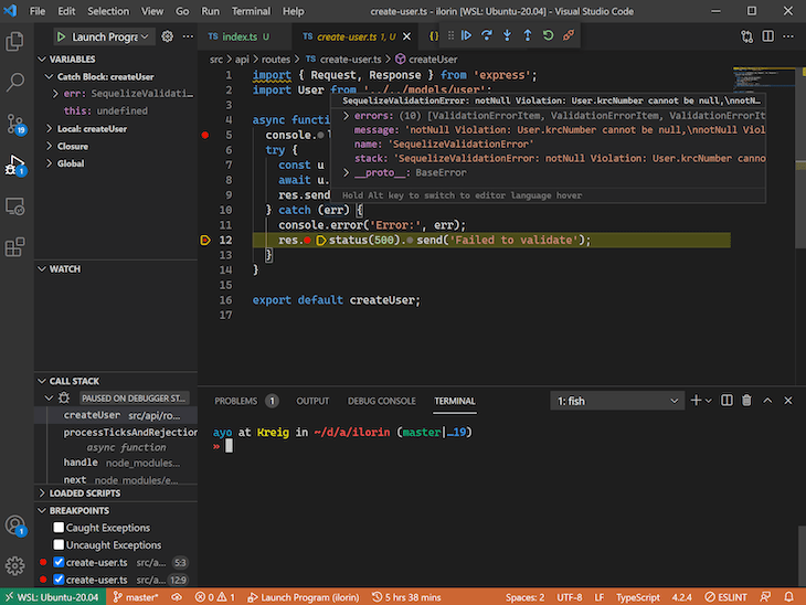 How to debug Node.js apps in Visual Studio Code - LogRocket Blog