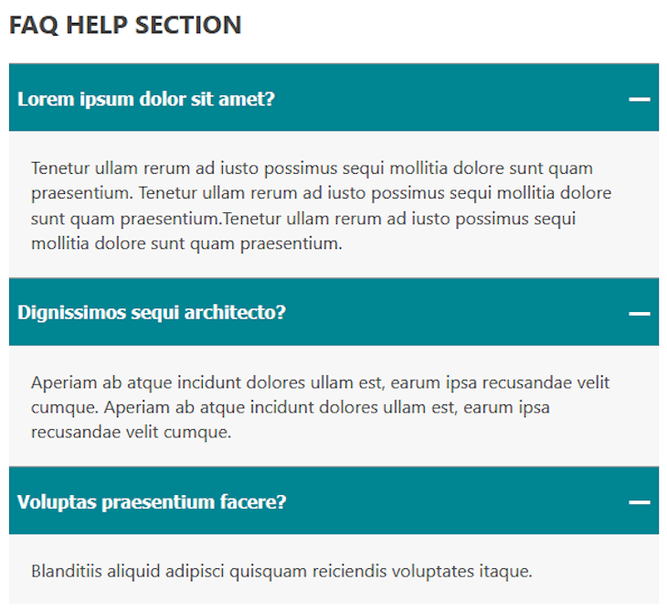 How to build a React accordion menu from scratch - LogRocket Blog