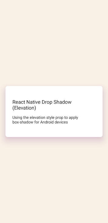 Applying box shadows in React Native - LogRocket Blog