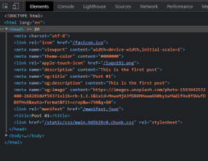 Adding dynamic meta tags to a React app without SSR - LogRocket Blog