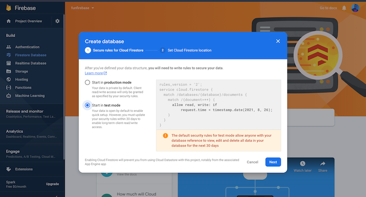 Firestore in Swift tutorial - LogRocket Blog