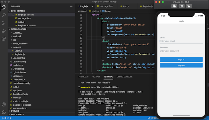 Build a chat app with react-native-gifted-chat - LogRocket Blog
