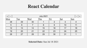 React-Calendar: Build and customize a simple calendar - LogRocket Blog
