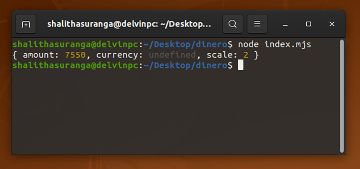 Store And Retrieve Precise Monetary Values In Javascript With Dinerojs Logrocket Blog