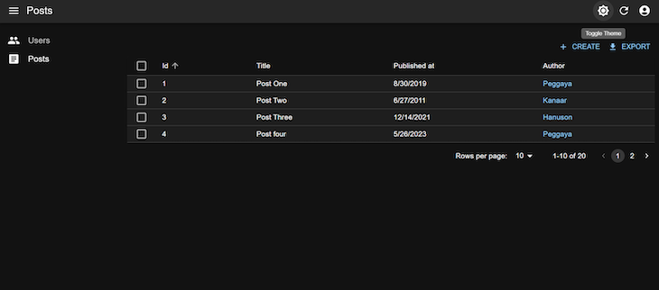 How to create a React admin panel - LogRocket Blog